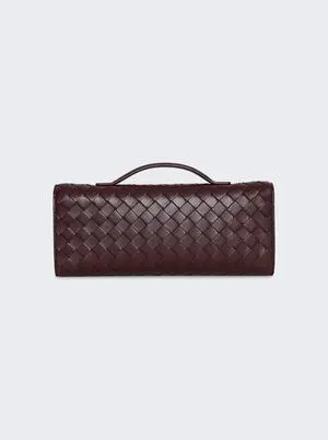 Bottega Veneta Andiamo Clutch Bag - Brown