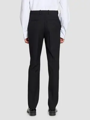 Saint Laurent Pants In Wool Gabardine