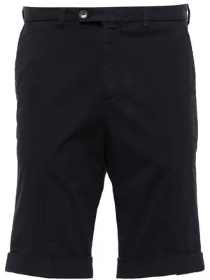BRIGLIA 1949 Twill Bermuda Shorts - Blue