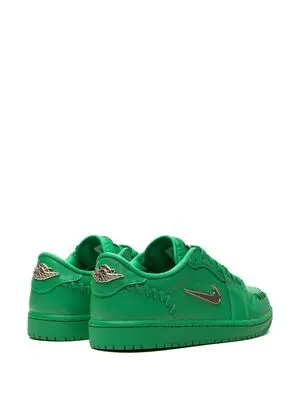JORDAN Air 1 Low Method Of Make Sneakers - Green