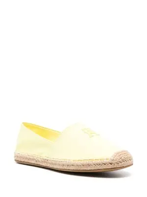 Tommy Hilfiger Logo-embroidered Espadrilles - Yellow