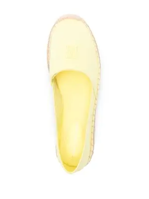 Tommy Hilfiger Logo-embroidered Espadrilles - Yellow