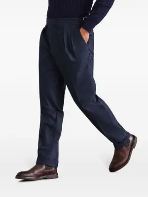 Brunello Cucinelli Tailored Tapered Trousers - Blue