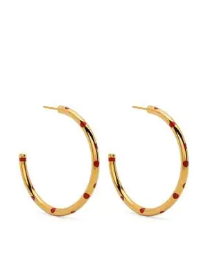 AURÉLIE BIDERMANN Positano Hoop Earrings - Gold