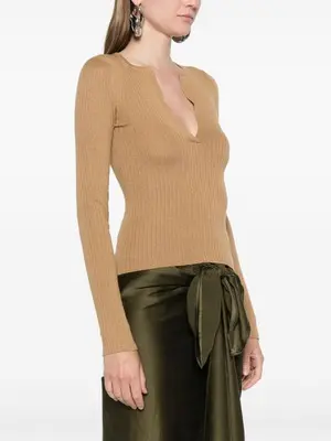 Max Mara Urlo Ribbed Sweater - Neutrals