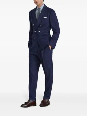 Brunello Cucinelli Wool-cashmere Tailored Trousers