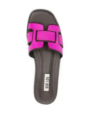 BIBI LOU Holly Leather Sandals - Pink