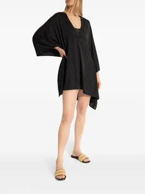 Balmain Logo-jacquard Beach Minidress
