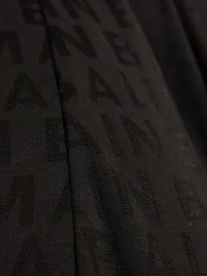 Balmain Logo-jacquard Beach Minidress