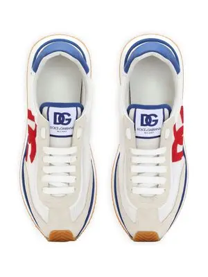 Dolce & Gabbana Mixed-material Sneakers - White