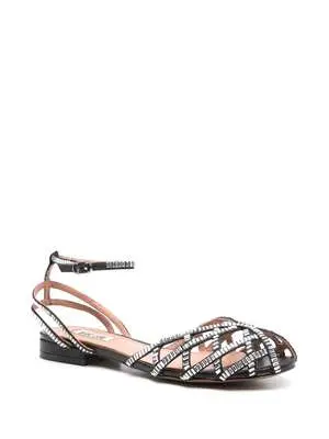 BIBI LOU Juliette Crystal-embellished Sandals