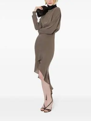 Philosophy Di Lorenzo Serafini Draped Asymmetric Dress