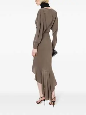 Philosophy Di Lorenzo Serafini Draped Asymmetric Dress