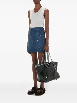JW Anderson Twisted Denim Mini Skirt - Blue