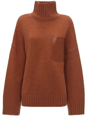 JW Anderson Anchor-logo Ribbed-knit Jumper