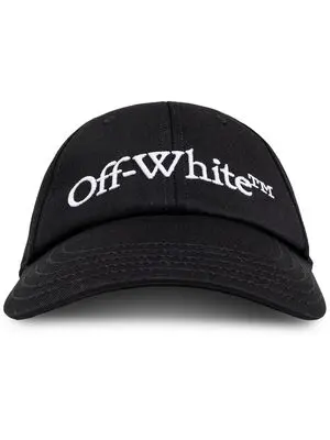 Off-White Logo-embroidered Baseball Cap - Black