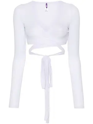 Maison Close Tie Detailed Tops