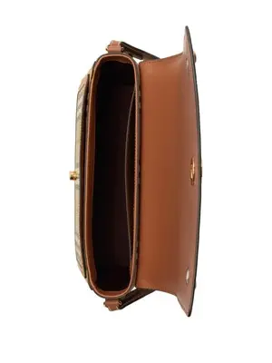 Burberry Check Pattern Crossbody Bag - Neutrals