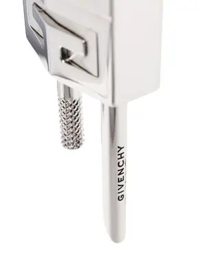 Givenchy Engraved-logo Padlock Keyring