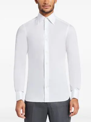 TOM FORD Spread-collar Cotton Shirt