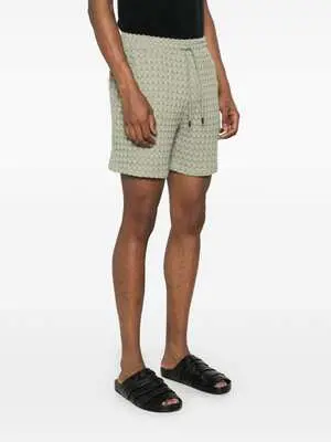 OAS Company Mid-rise Deck Shorts - Green