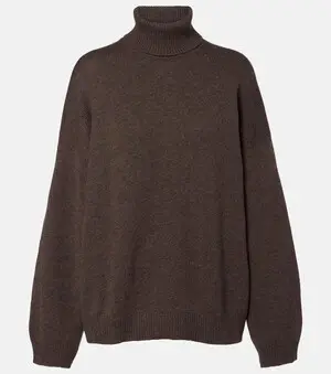 Brunello Cucinelli Cashmere Turtleneck Sweater - Brown