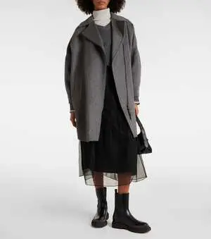 Brunello Cucinelli Oversized Cashmere Car Coat