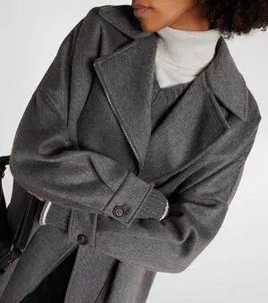 Brunello Cucinelli Oversized Cashmere Car Coat