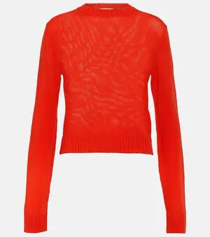 JIL SANDER Wool Sweater - Red
