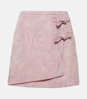 GANNI Jacquard Wrap Skirt