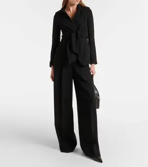 Max Mara Belted Cady Blazer