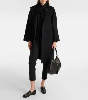 Max Mara Cropped Slim Fit Pants - Black