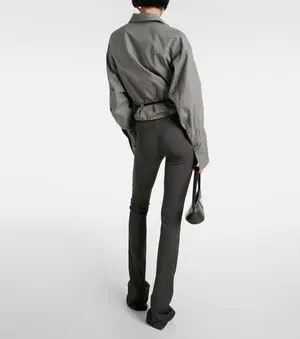 Attico Cutout Flared Pants