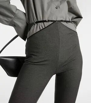 Attico Cutout Flared Pants