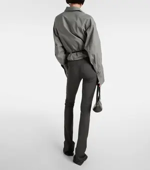 Attico Cutout Flared Pants