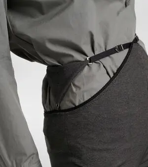 Attico Cutout Flared Pants