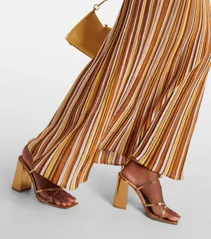 Faithfull The Brand Citara Striped Cotton-blend Maxi Dress