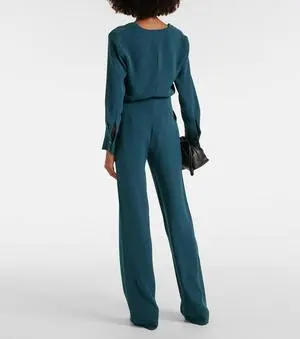Max Mara Medusa High-rise Straight Pants - Grey
