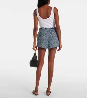 Valentino Garavani Tweed Denim Miniskirt