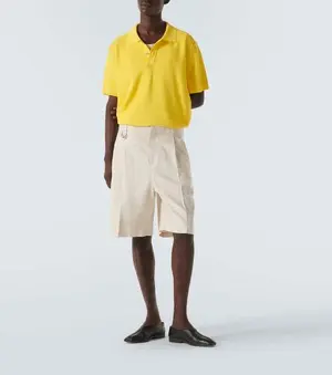 Jacquemus Le Polo Maille Piqué Polo Shirt - Yellow