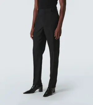 Saint Laurent High-rise Straight Pants