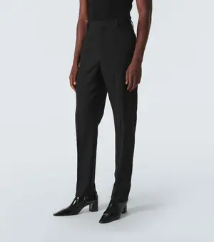 Saint Laurent High-rise Straight Pants