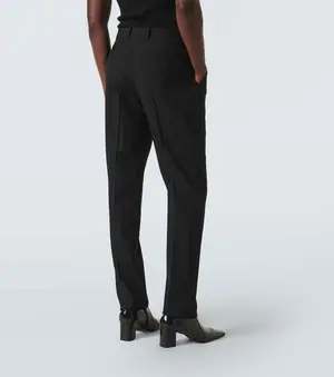 Saint Laurent High-rise Straight Pants