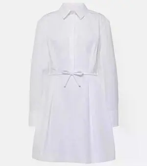 Valentino Garavani Cotton Poplin Shirt Dress - White