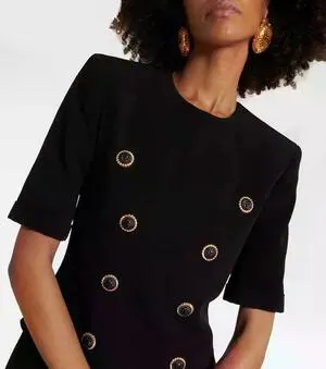 Balmain Crêpe Minidress