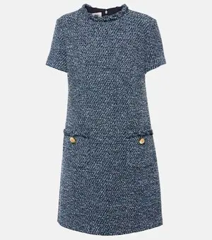Valentino Garavani Tweed Denim Minidress