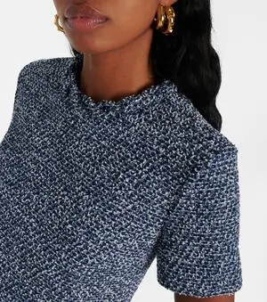 Valentino Garavani Tweed Denim Minidress