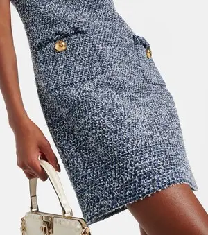 Valentino Garavani Tweed Denim Minidress