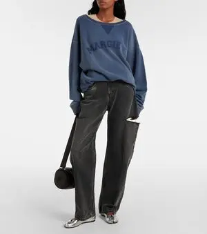 MAISON MARGIELA Cutout High-rise Tapered Jeans