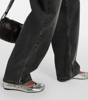 MAISON MARGIELA Cutout High-rise Tapered Jeans